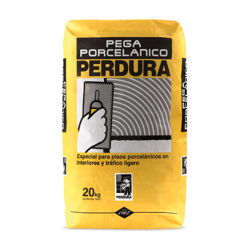 Adhesivo Pega Porcelanico Gris 20kg Azyco